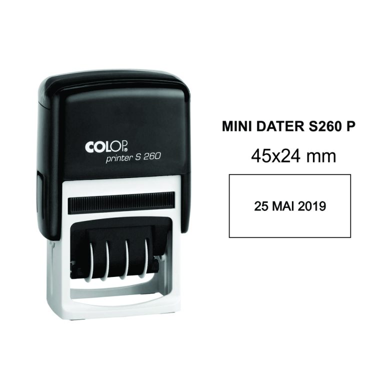 Stampila datiera Mini Dater S260 – Cristal L Ploiesti